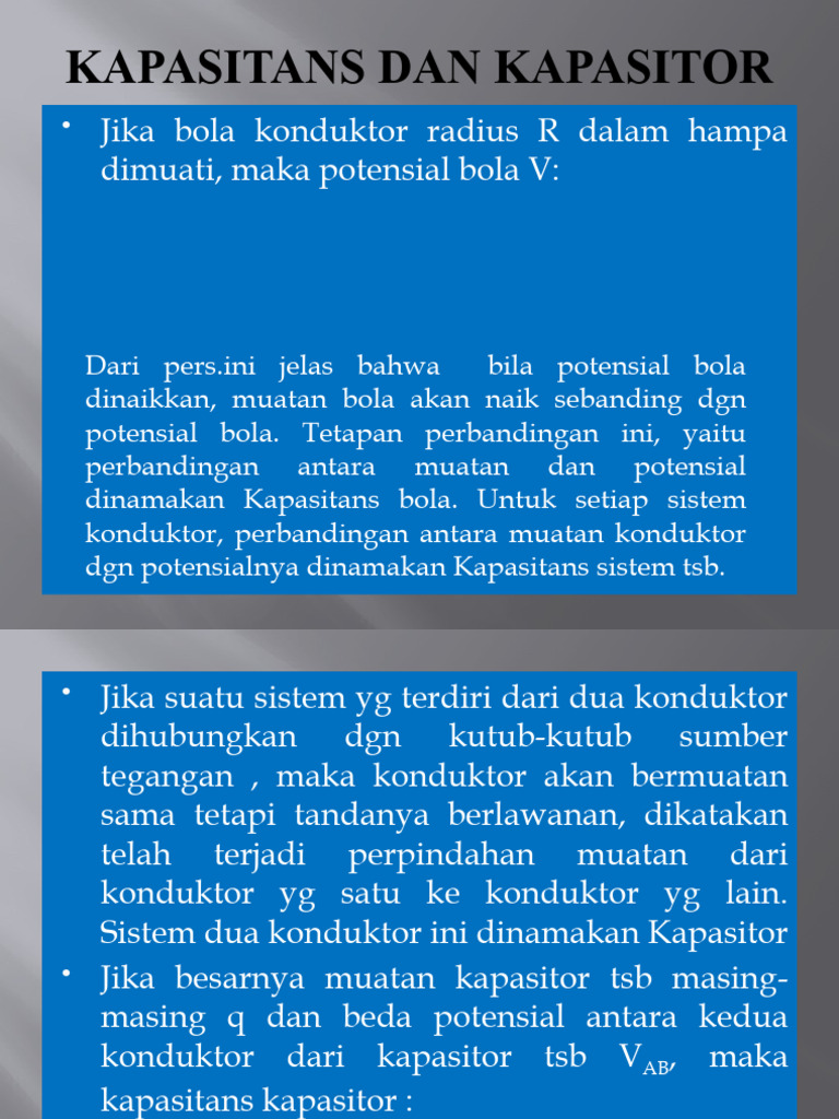 Kapasitans dan Jenis Kapasitor | PDF | Teknologi & Rekayasa