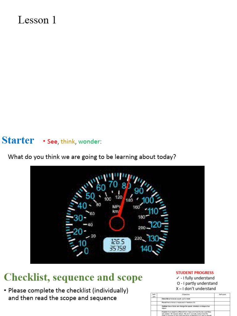 2023 Unit 1 Lesson 1 | PDF | Velocity | Euclidean Vector