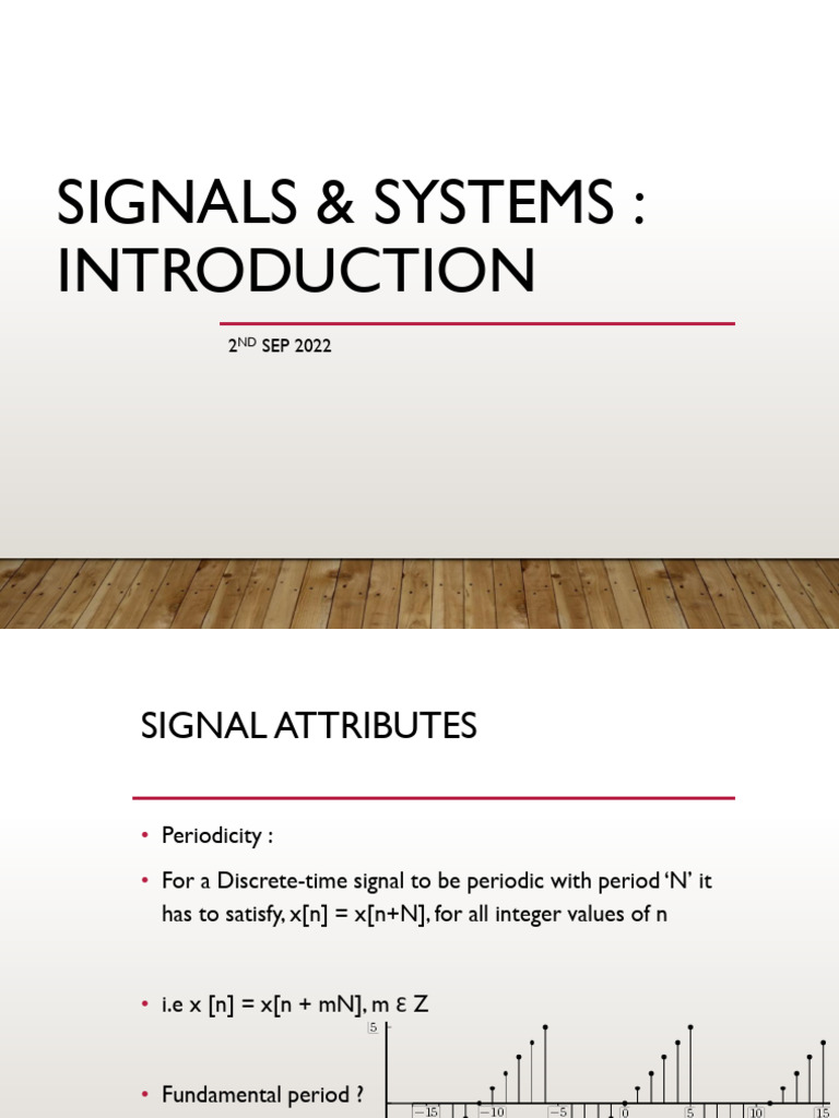 What - Are - Signals - 2 Signal and Systems Iiitb | PDF | Mathematical ...