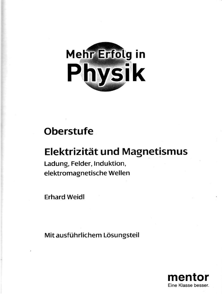 Physik Elektrizität Und Magnetismus | PDF