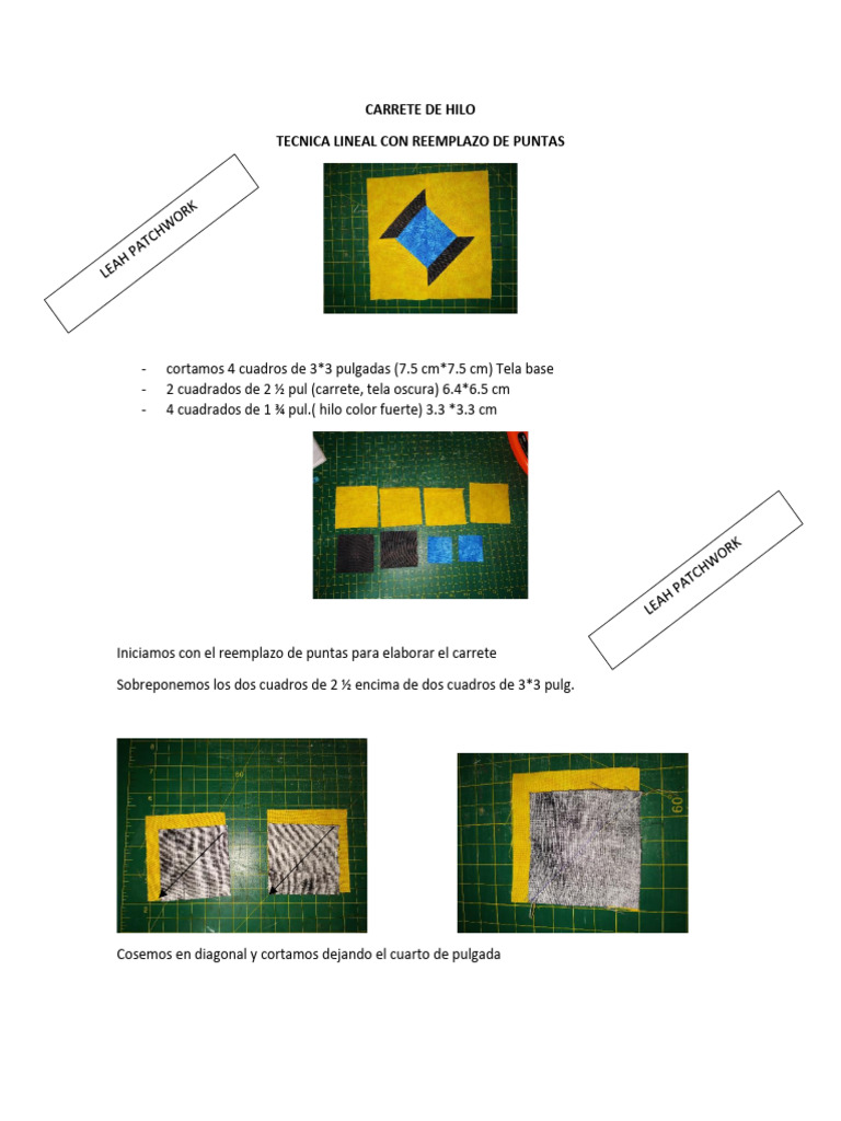Instrucciones Carrete de Hilo | PDF