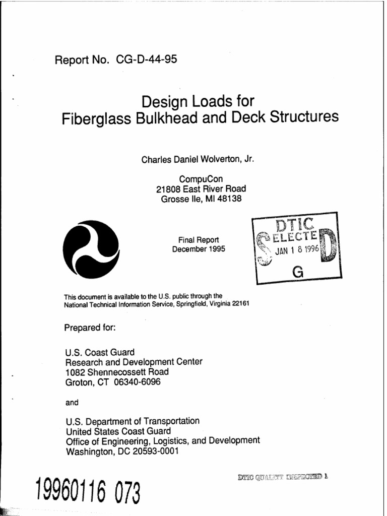 Design Loads FRP | PDF