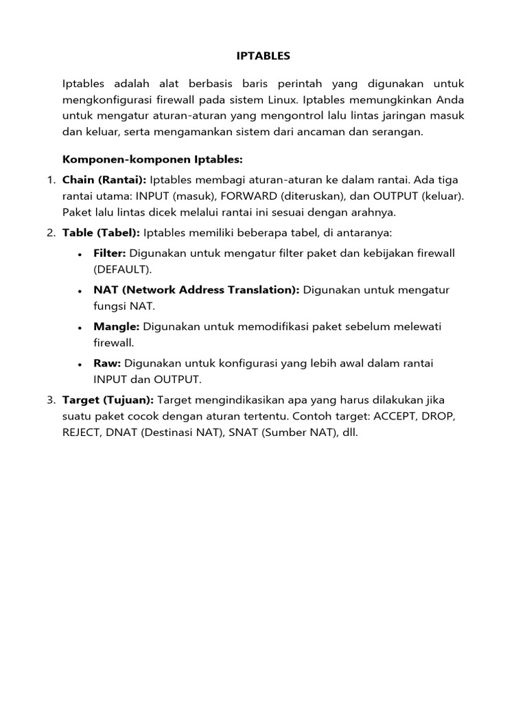 Ip Tables | PDF Ip Tables | PDF