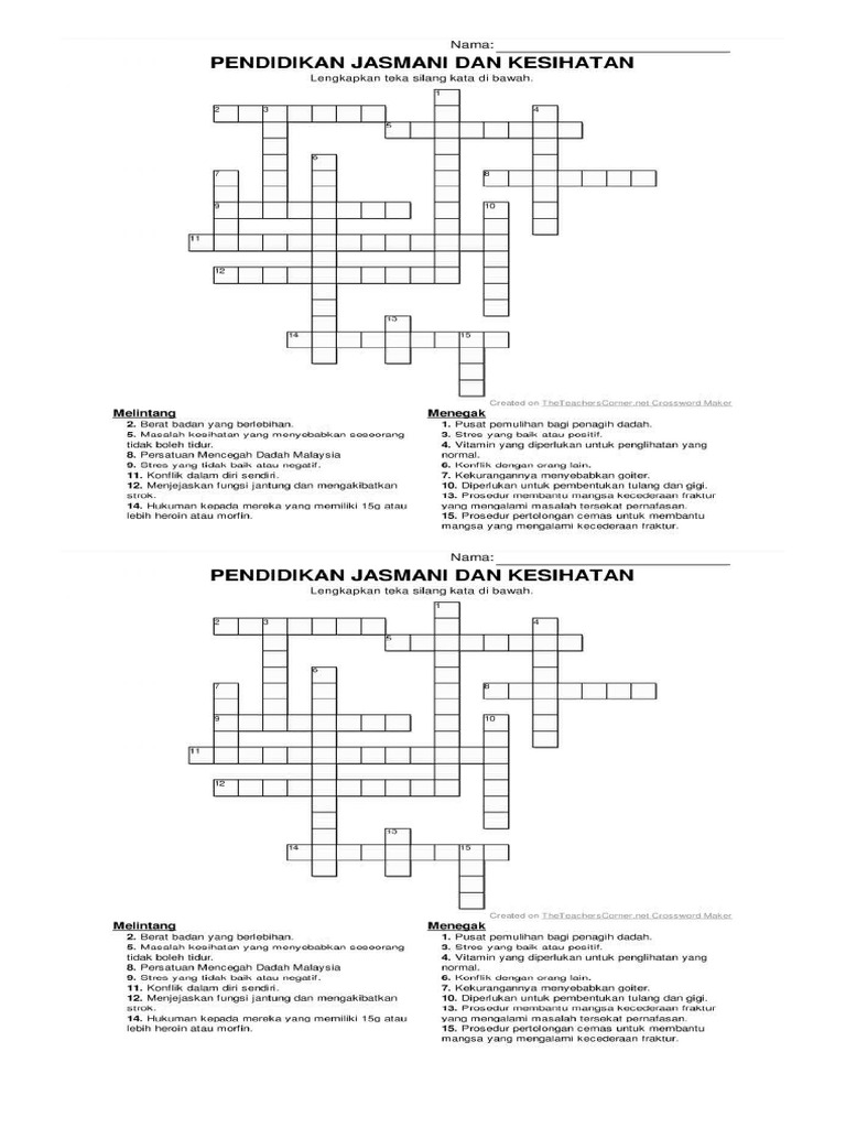 Silang Kata PJPK | PDF