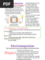Electromagnetic Induction Notes | PDF | Electromagnetic Induction ...