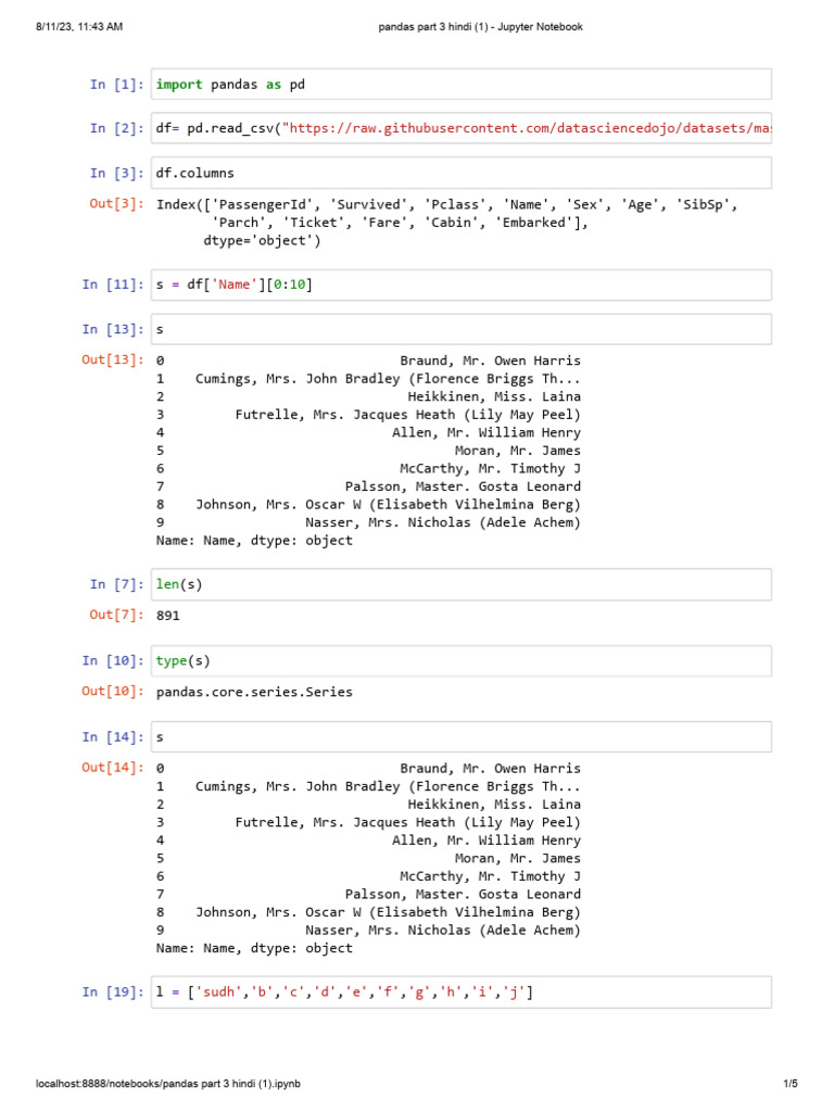 Pandas Part 3 Hindi Pdf 