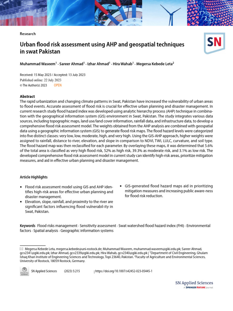 Flood Risk Assessment Documents | Download Free PDF | Flood ...