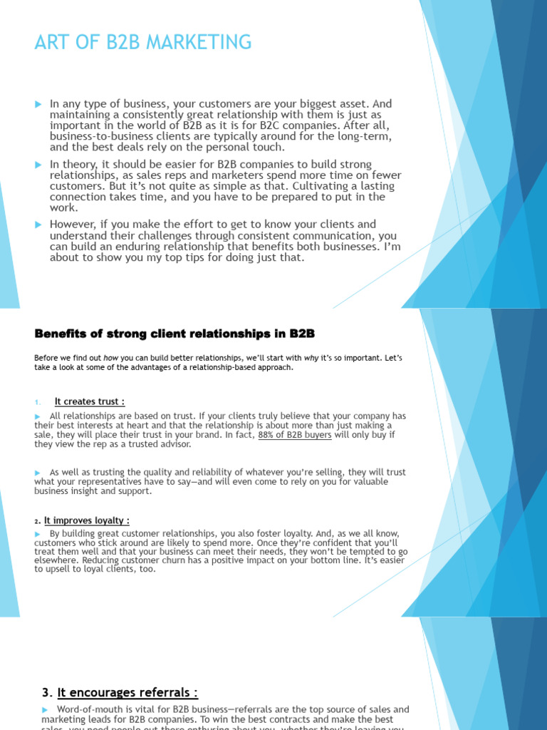 Art of B2B Marketing | PDF
