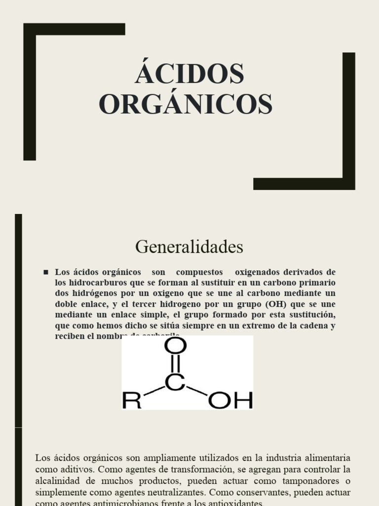 Ácidos Orgánicos | PDF | Ácido | Testosterona