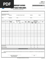 Pag-IBIG Membership Savings Remittance Form | PDF | Remittance | Salary