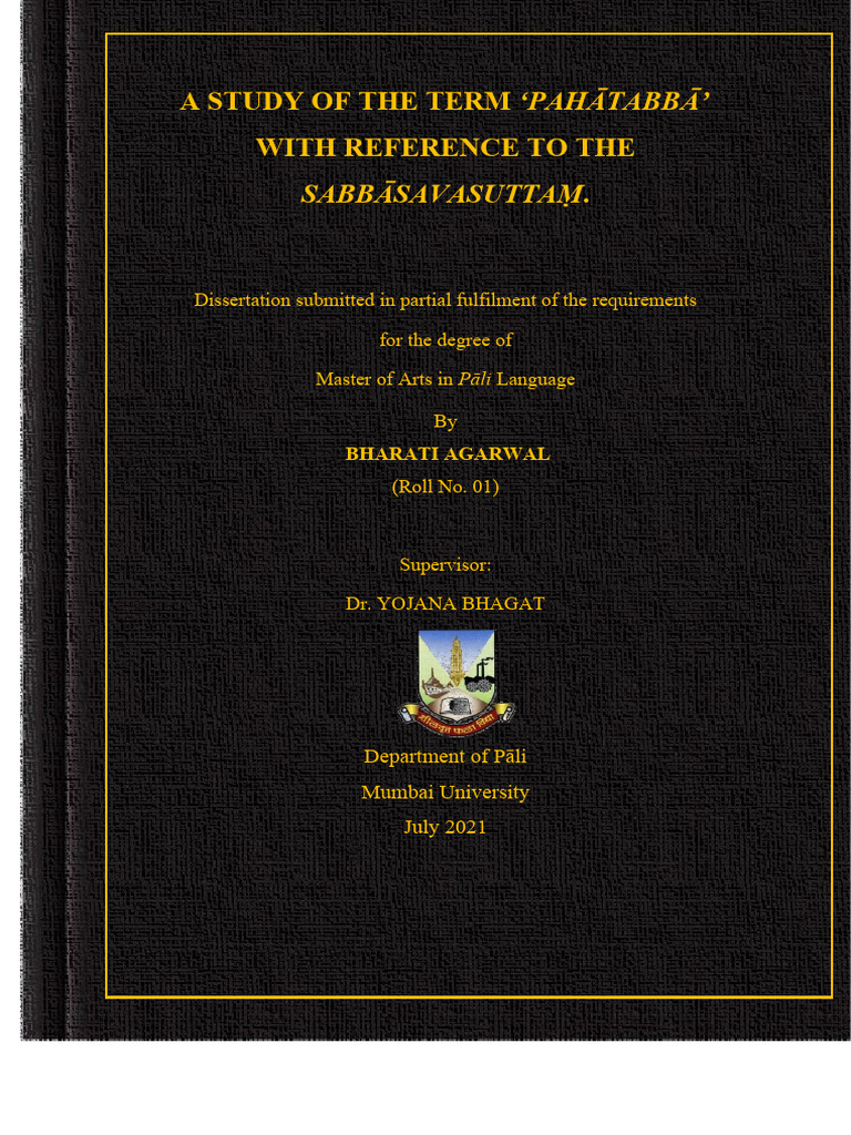 Ba Thesis Final | PDF | Four Noble Truths | Noble Eightfold Path