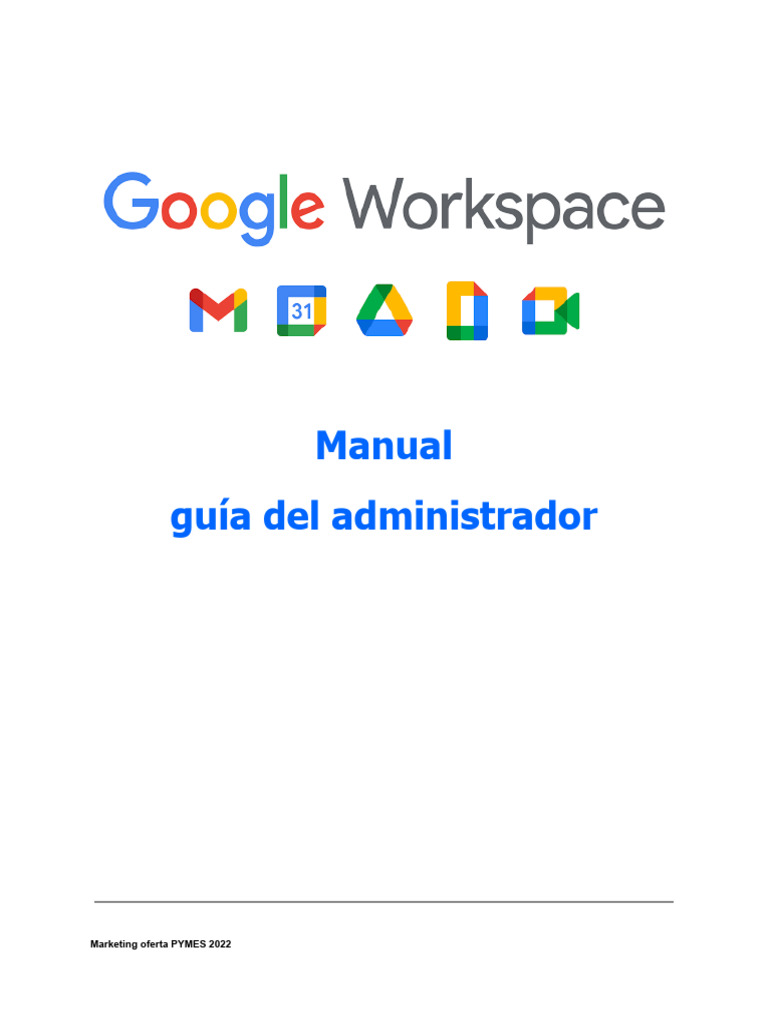 Manual Google Workspace Guia Administrador | PDF