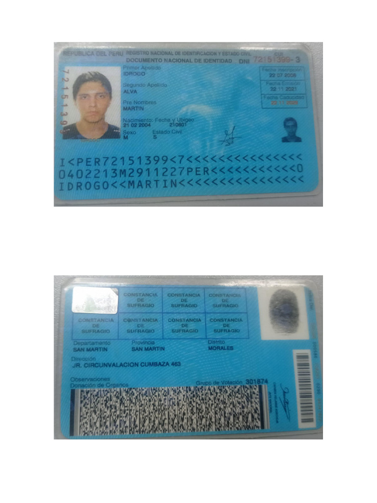 DNI Ambas Caras | PDF