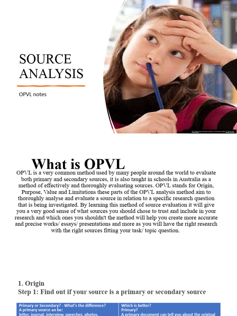OPVL Analysis Notes | Download Free PDF | Primary Sources | Human ...