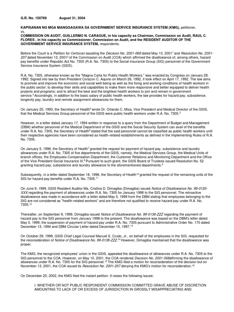 MPH MHA Public Health Workers Dissallowance Human Resource | PDF ...