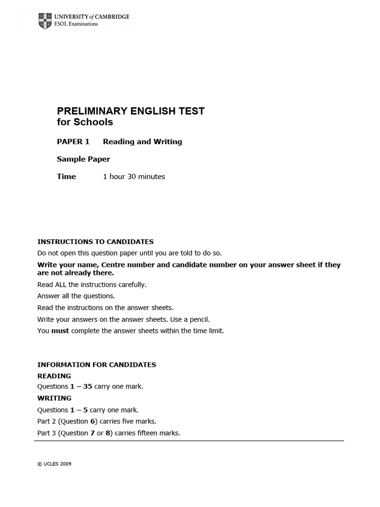 Pet Sample Test Reading 2020 | PDF | Superheroes