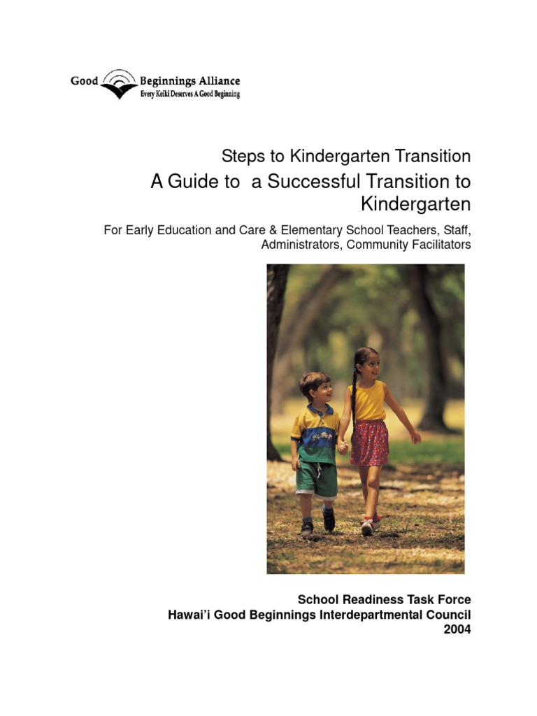 Transition Toolkit | PDF | Preschool | Kindergarten
