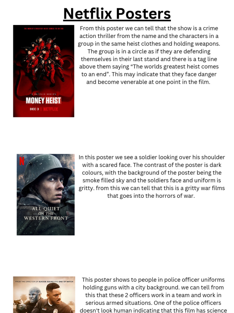 Netflix Posters | PDF