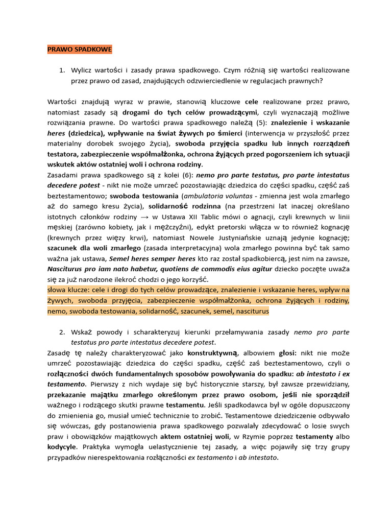 Opracowania Pytań Egzaminacyjnych | PDF