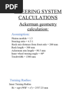 Ackermann Steering Geometry Overview | PDF | Triangle | Trigonometric ...