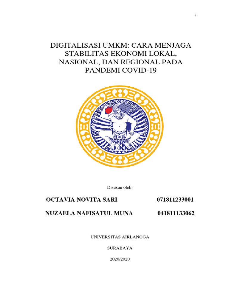 Full Paper Lkti Feb Unair - Octavia Novita Sari - Universitas Airlangga ...