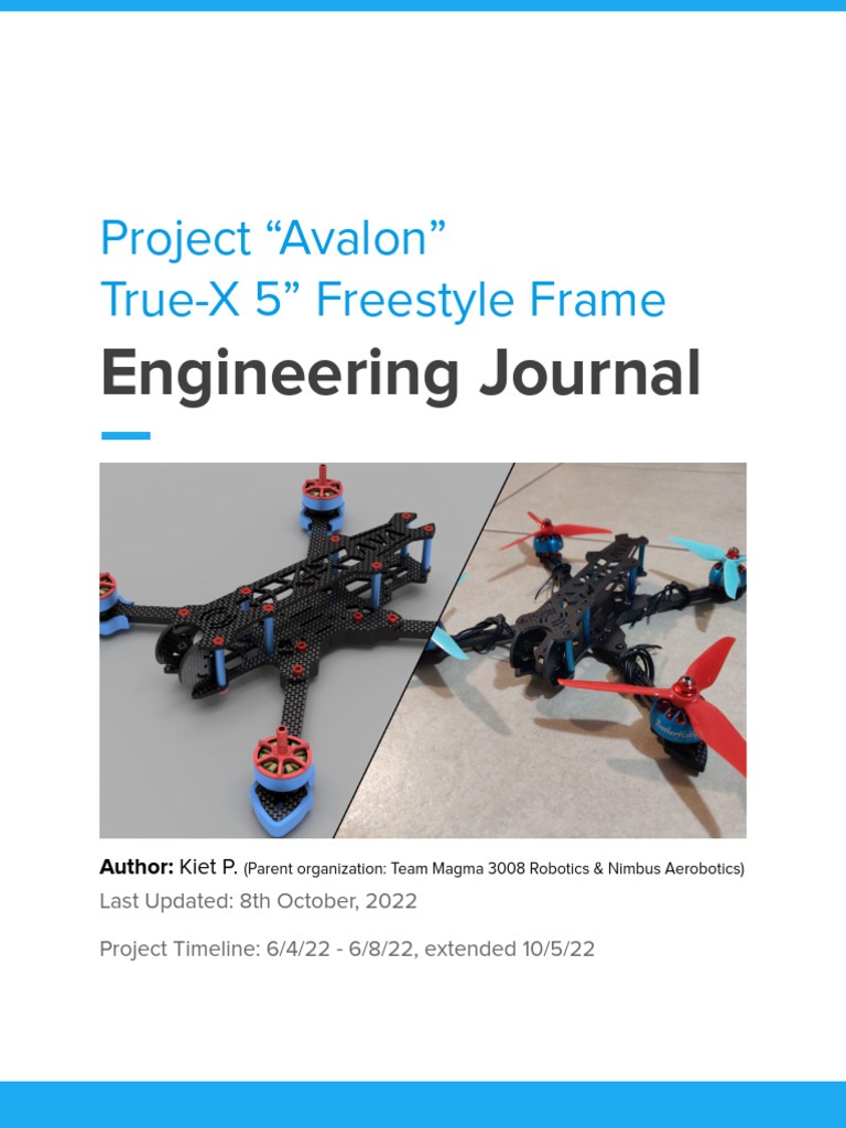 True-X 5" Freestyle Frame Design | PDF