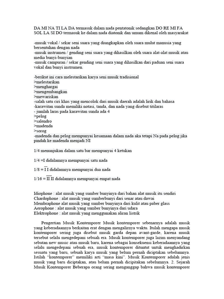 Kisi Kisi XII SBK | PDF