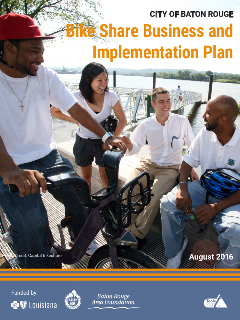 Baton Rouge Bike Share Business and Implementation Plan | PDF | Transport | Aerobic Exercise