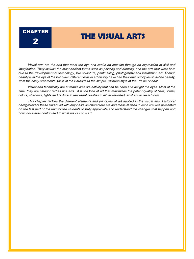 Chapter 2.1 Elements of Art | PDF | Color | Composition (Visual Arts)