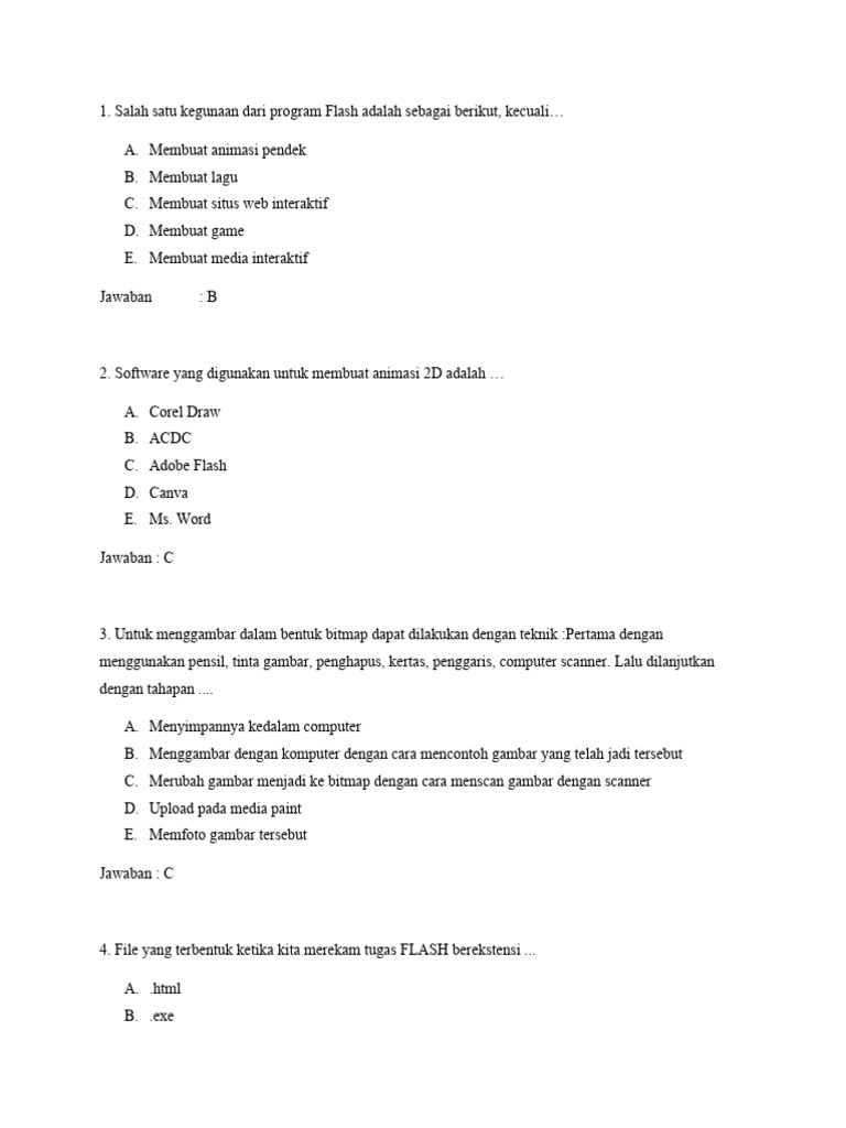 Soal Animasi WIL | PDF