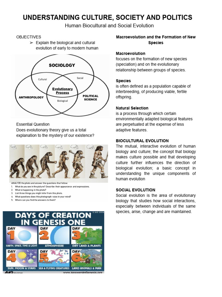 Evolution and Human Development | PDF | Evolution | Paleolithic