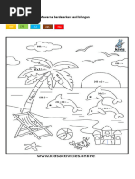 Aktivitas Mewarnai Matematika SD | PDF