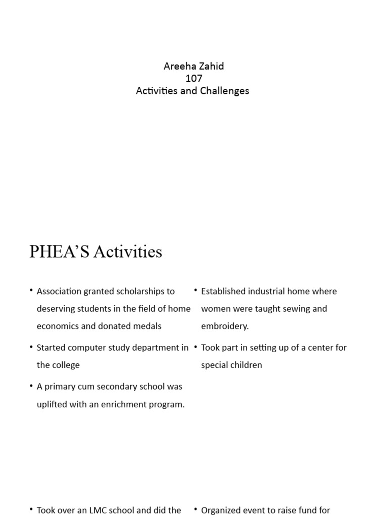 PHEA Presentation | PDF | Leadership | Teachers