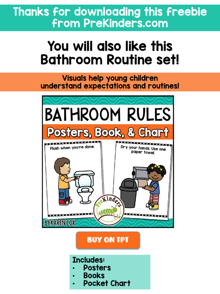 You Will Also Like This Bathroom Routine Set!: Visuals Help Young ...