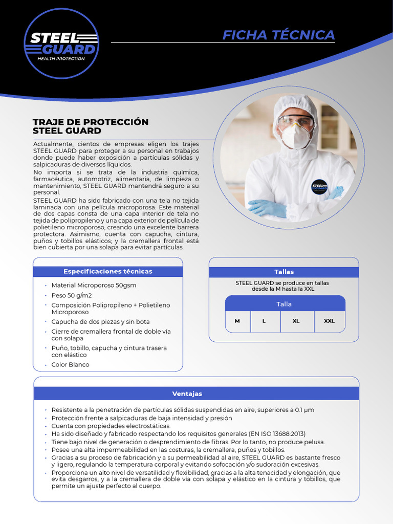 Ficha Tecnica Steelguard 50gr | PDF | Ropa | Contaminación