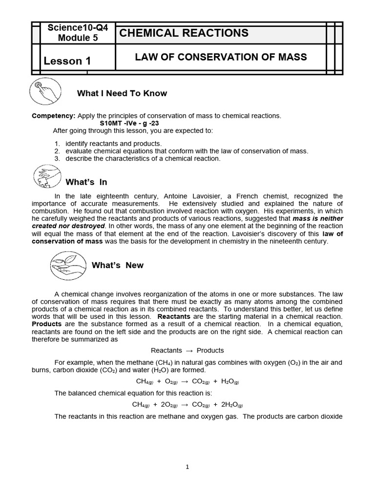 Science-10 Q4 Module-5 Week-5 | Download Free PDF | Chemistry ...