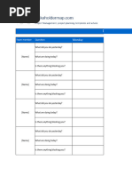 SOD and EOD Template 2022 | PDF