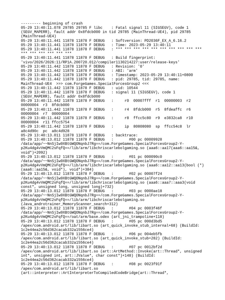 Mod Menu Log - Com - forgeGames.specialForcesGroup2 | PDF | Computing | System Software