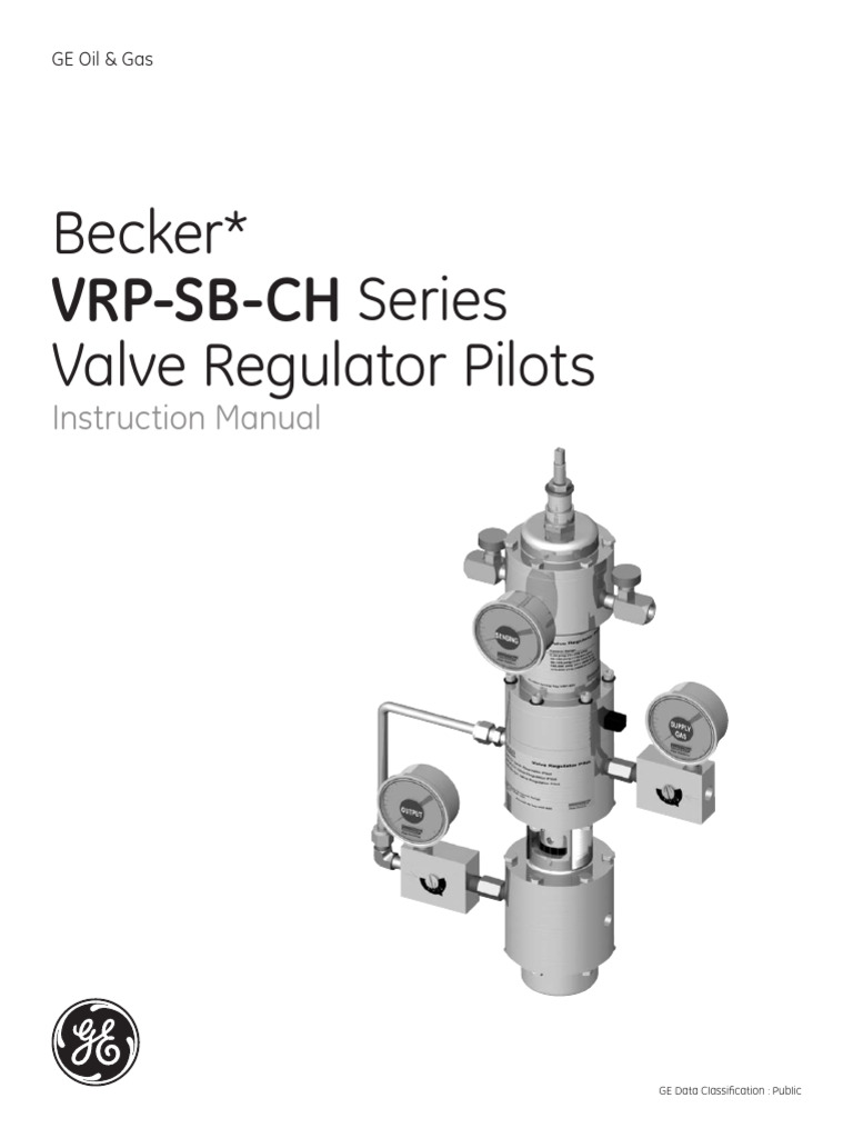 BK VRP SB CH Series Pilot Iom Gea31524b English Reduced | PDF | Valve ...