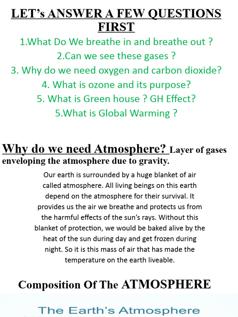 Class 7 AIR | PDF | Atmosphere Of Earth | Rain