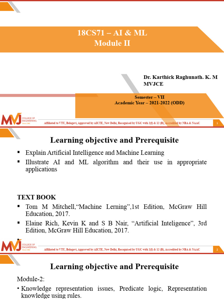 Ai & ML - Module | Download Free PDF | Artificial Intelligence | Intelligence (AI) & Semantics