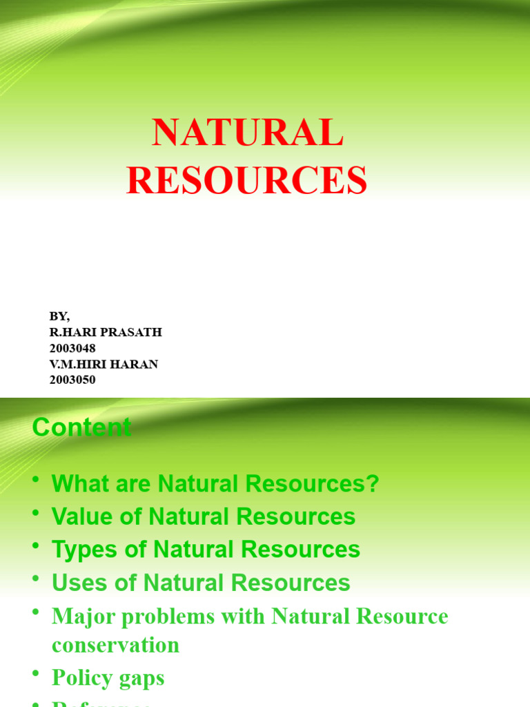 NT Natural Resources | PDF | Ecosystem | Agriculture