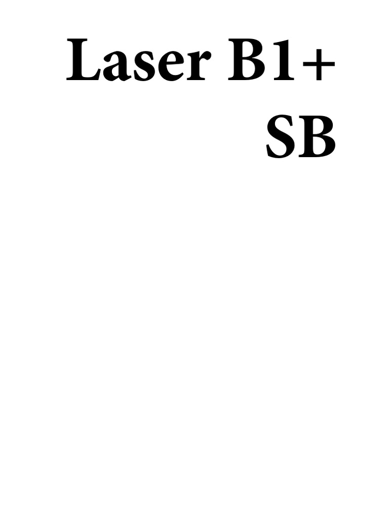 Laser B1+ Student's Book | PDF