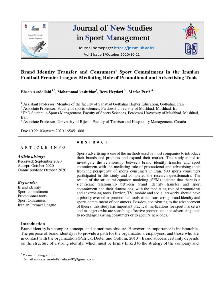 Brand Identity Transfer and Consumers SP | PDF | Marketing | Brand