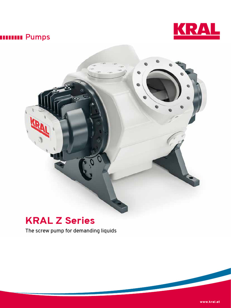 2018-05 KRAL Z Series En-Us | PDF | Pump | Bearing (Mechanical)
