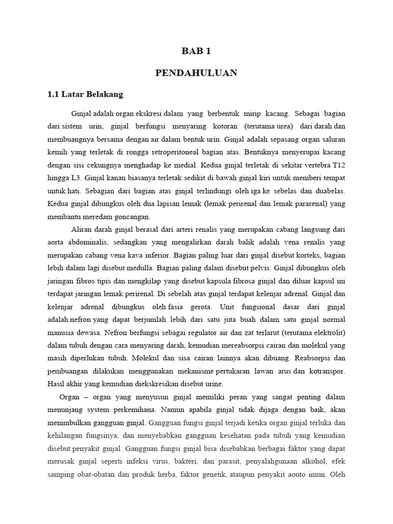 DK Ginjal | PDF | Pengembangan Diri