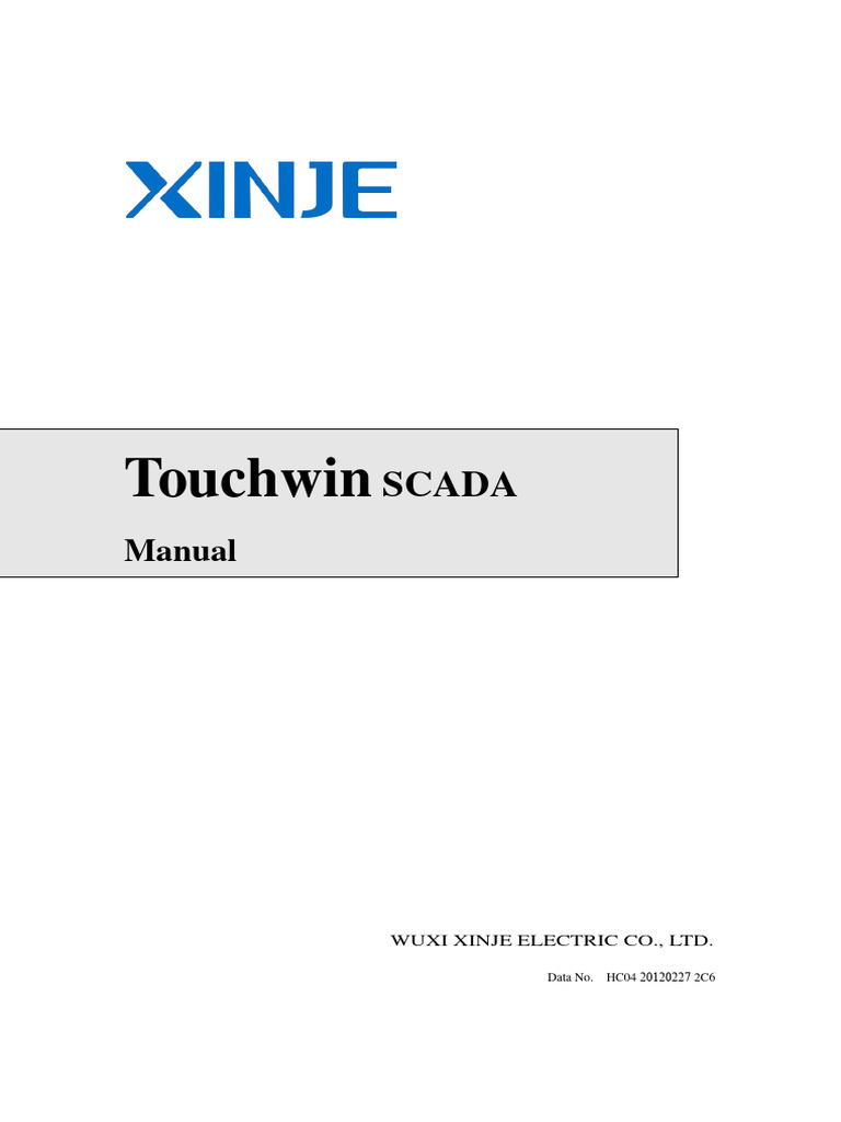 Touchwin SCADA Manual | PDF