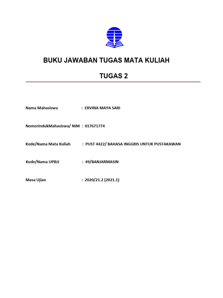 BAHASA INGGRIS Tugas 2 | PDF