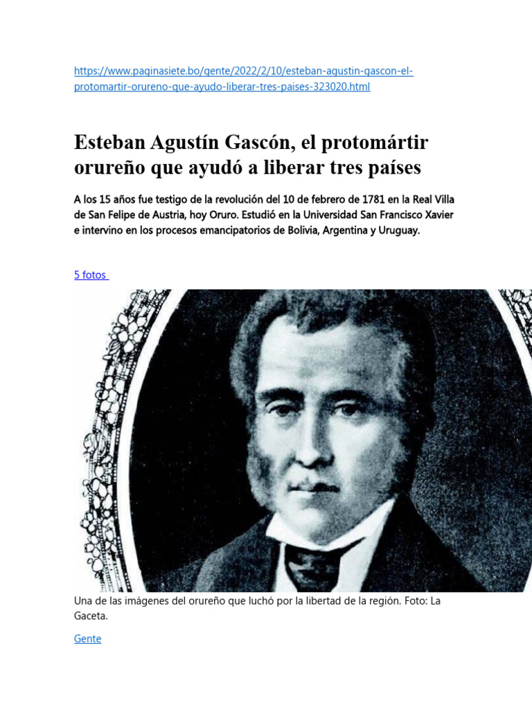 Gazcón | PDF | Argentina | América del Sur