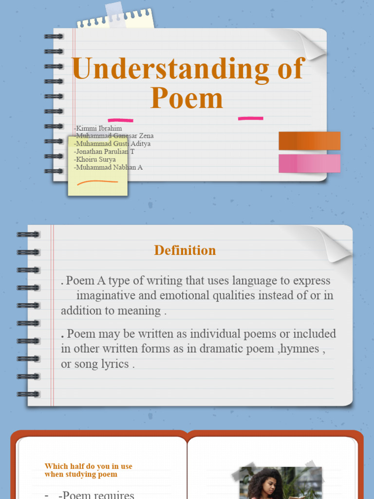 Understanding of Poem | PDF